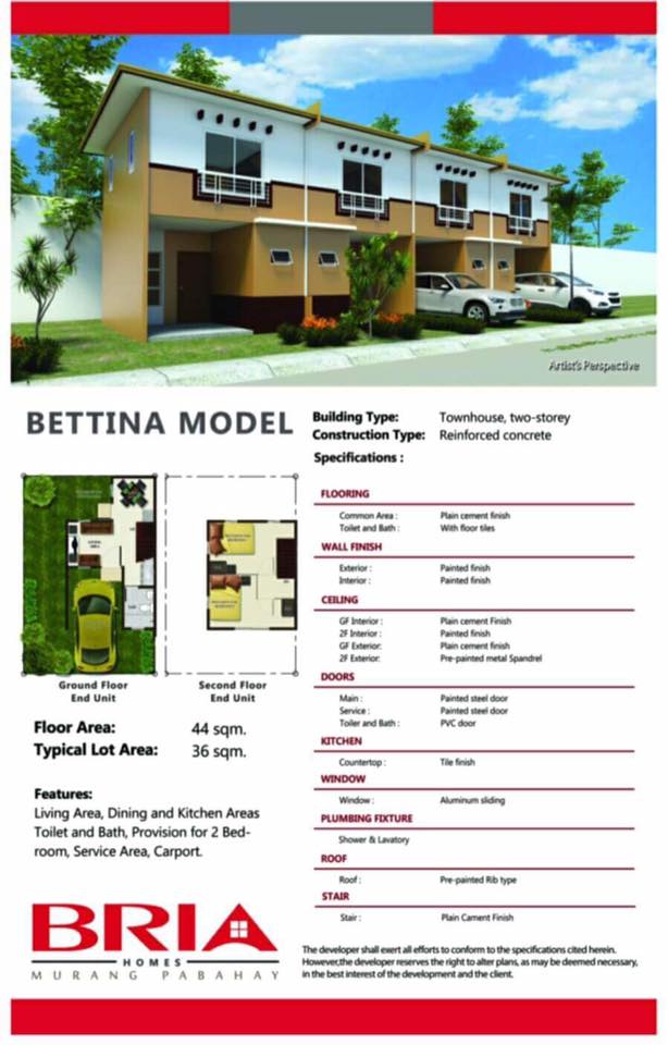 Gregorio Aldamia | Bettina Townhouse - End Unit | Philippine Access Sales Network